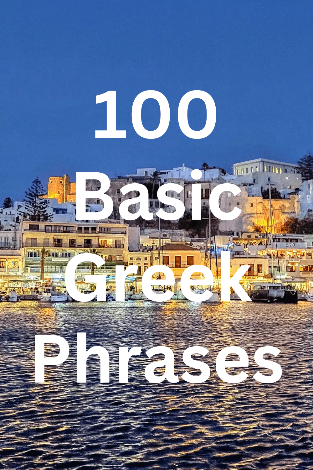 100 Basic Greek Phrases - Learning Greek