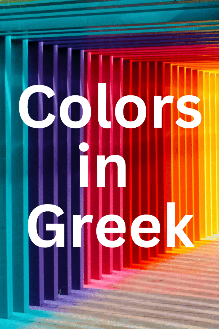 Colors in Greek and how to use them properly - Learning Greek